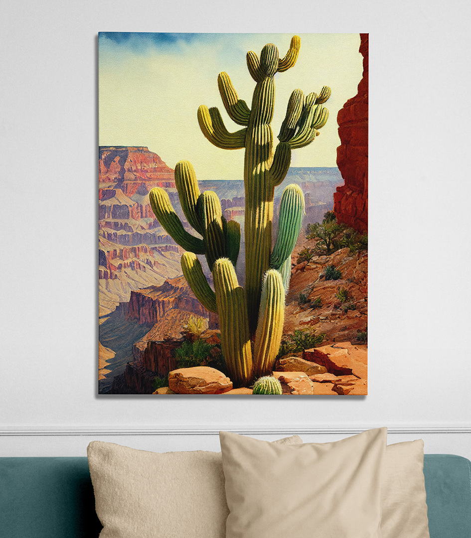 Grand Canyon V1 Artwork Canvas 6 – Square Trends