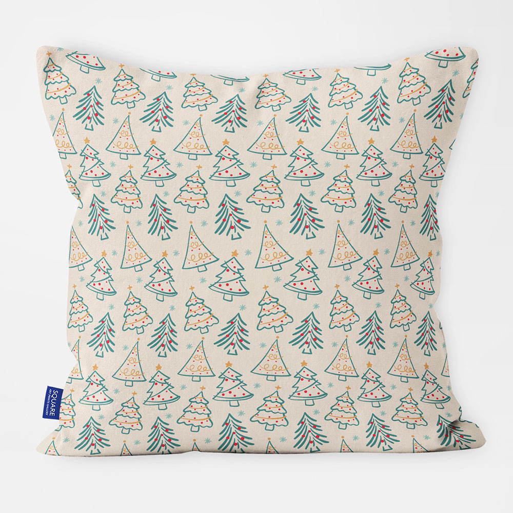 XMAS Trees Cushion Cover – Square Trends